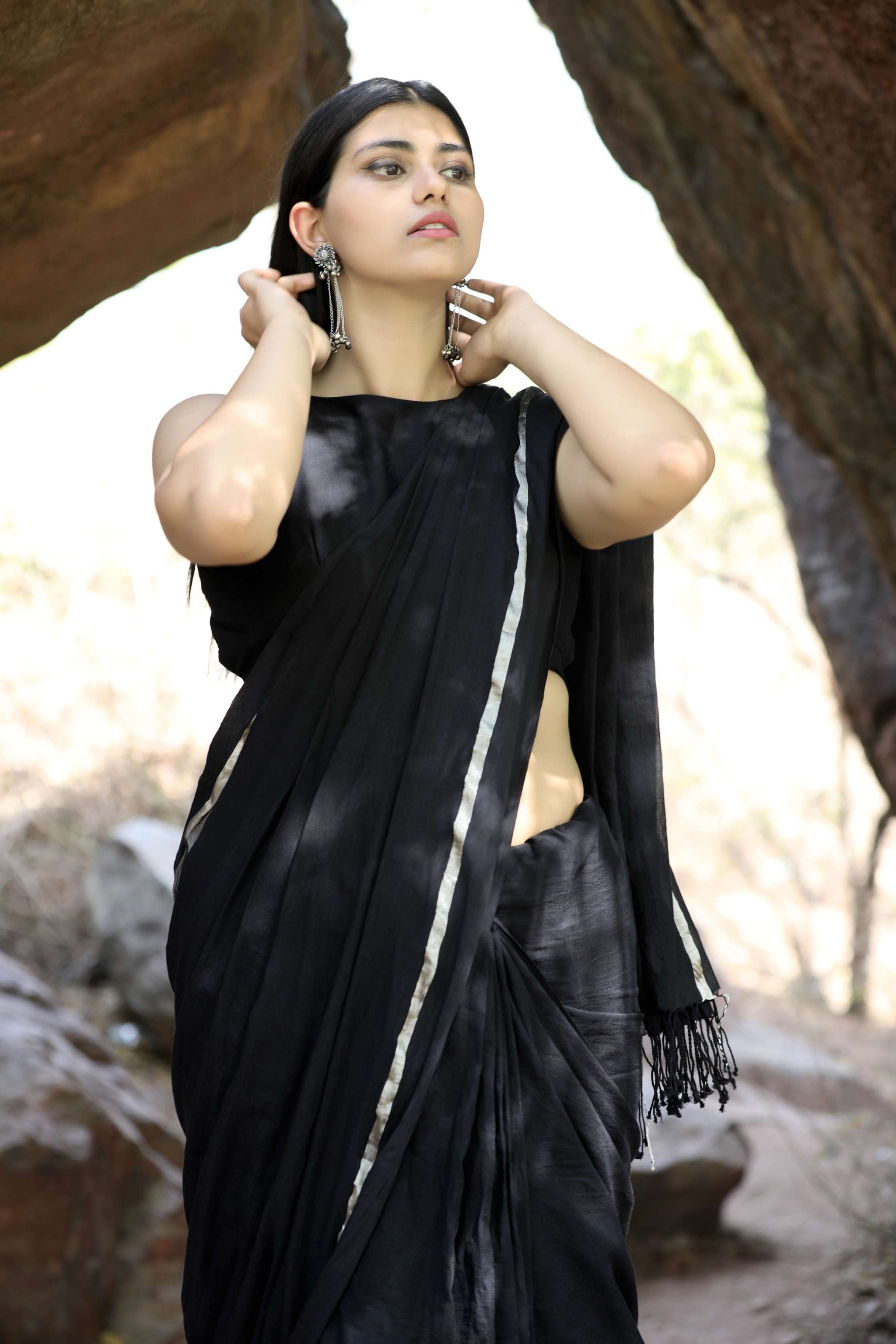 Shiuli I Handwoven Organic Cotton Sari